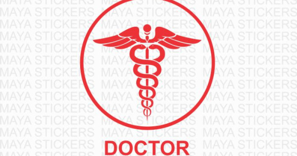 Doctor sticker for car store